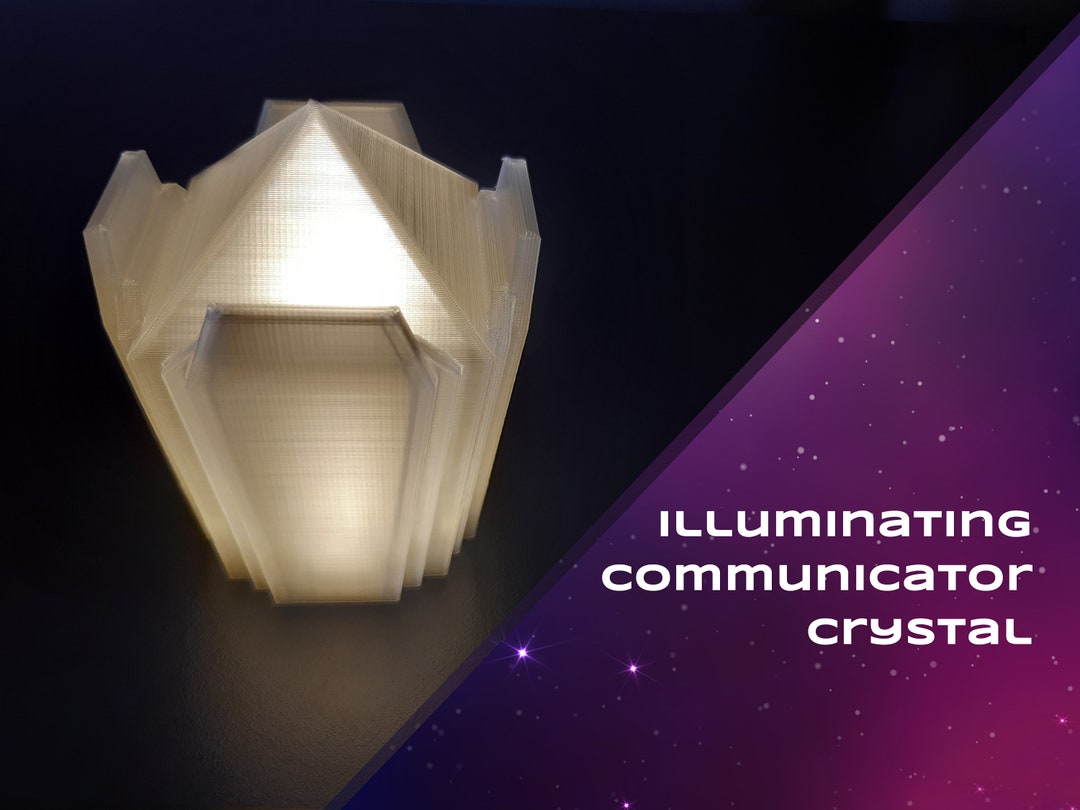 Communicator Crystal - Prop Replica - Retro / Scifi / Geek Gift / 3D ...