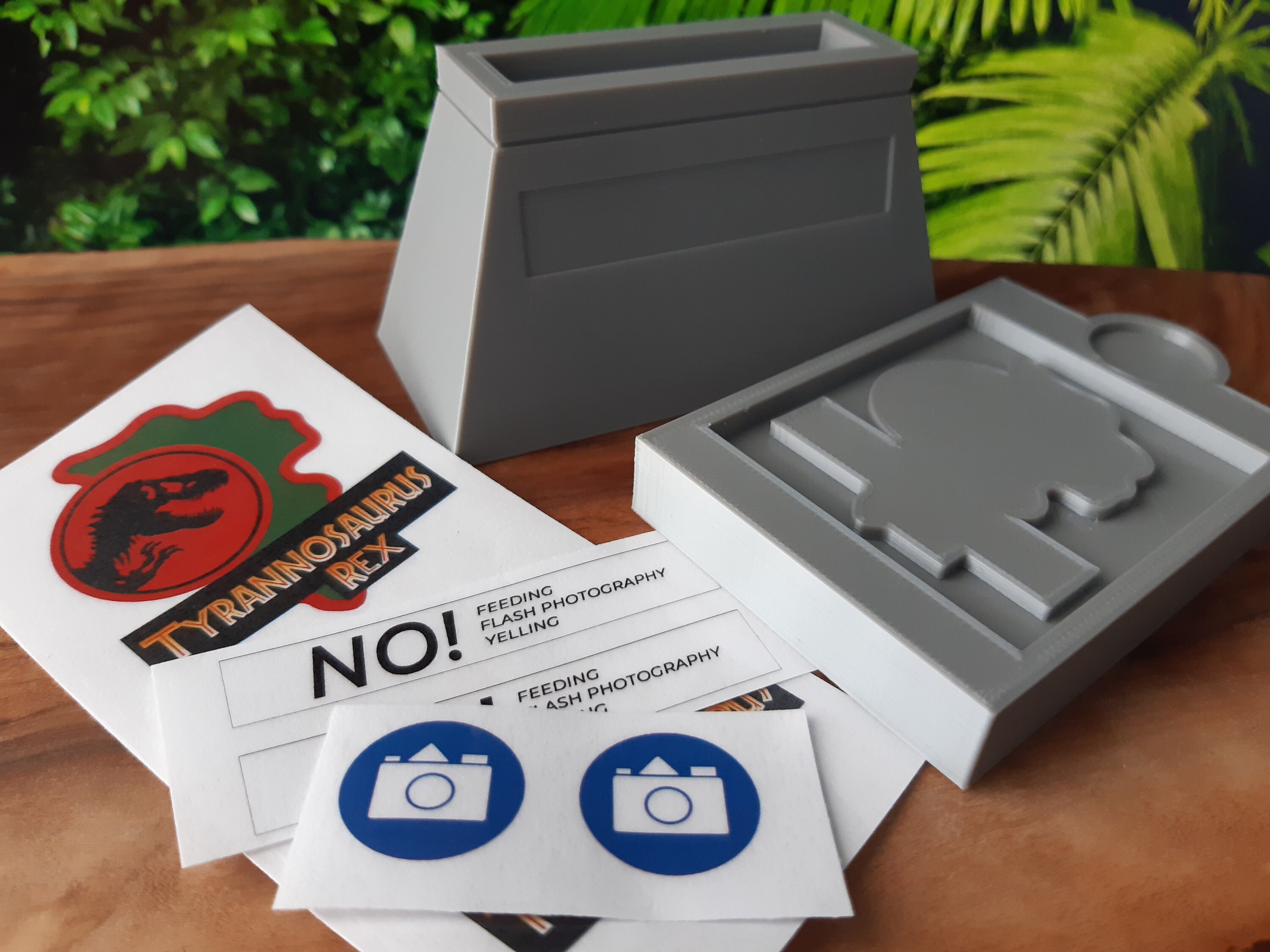 Tyrannosaurus Rex t-rex Paddock Sign Kits no Paint Needed - Etsy