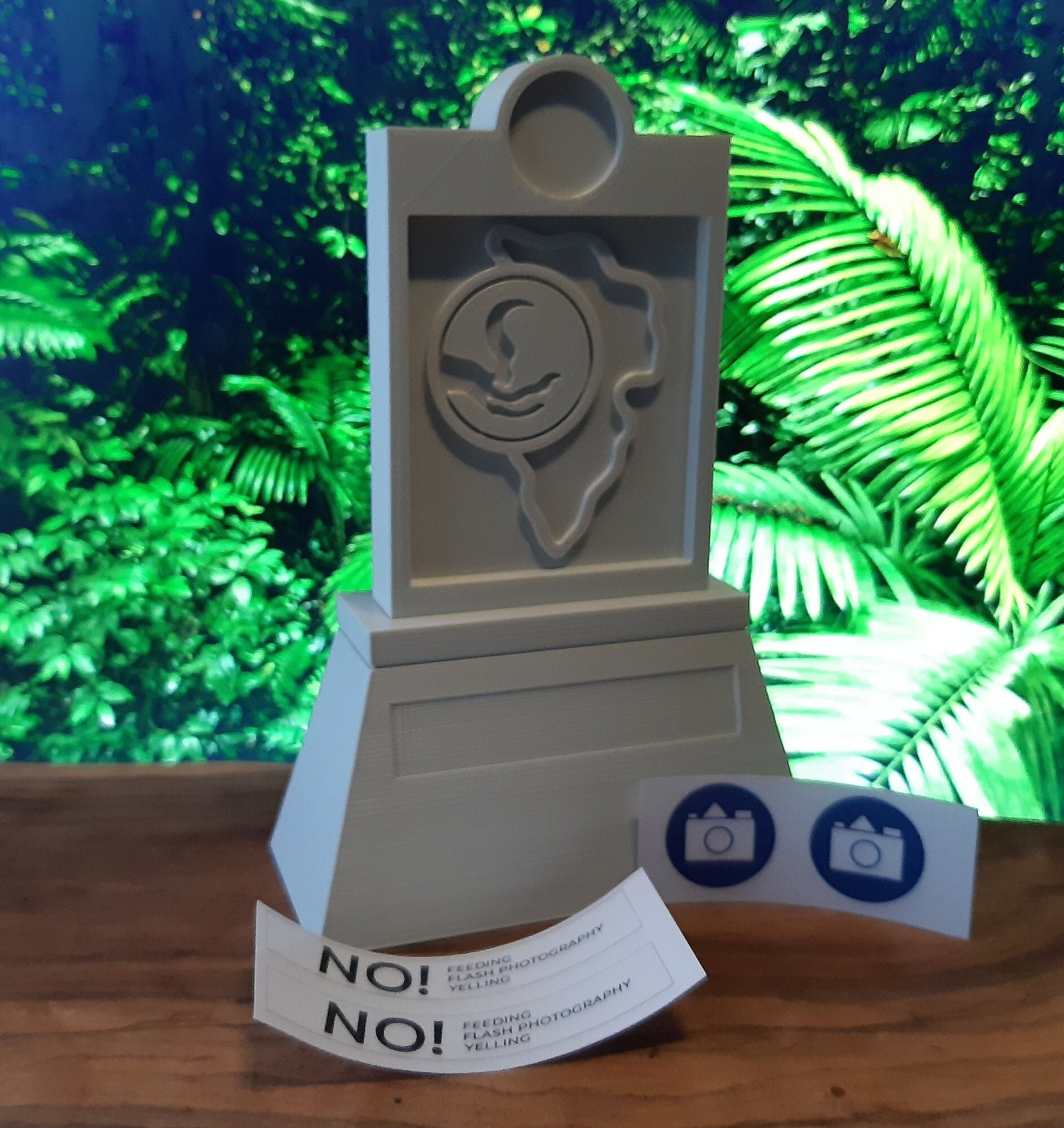 Jurassic Park Inspired Raptor Paddock Sign Kit 3D Printed | Etsy