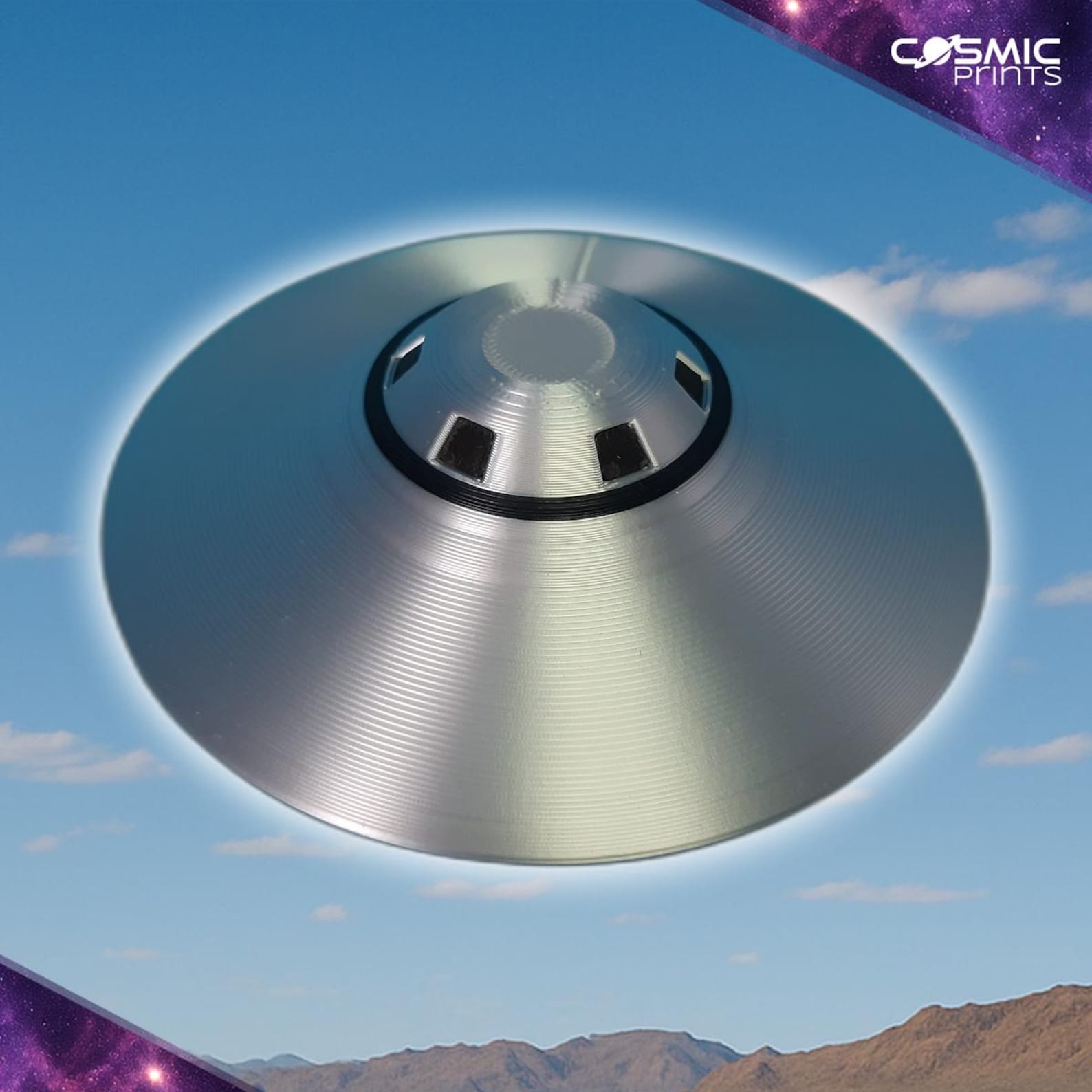 Bob Lazar UFO / UAP Model Collectible - 10cm Diameter - S4 Sports Model ...