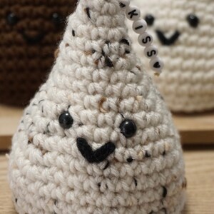 Kiss Crochet Kisses Hershey Kiss Stuffed Plush Valentines Valentine ...