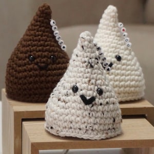 Kiss Crochet Kisses Hershey Kiss Stuffed Plush Valentines Valentine ...