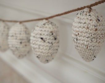 Eggs Garland Easter Eggs Garland Crochet Eggs Easter - Etsy