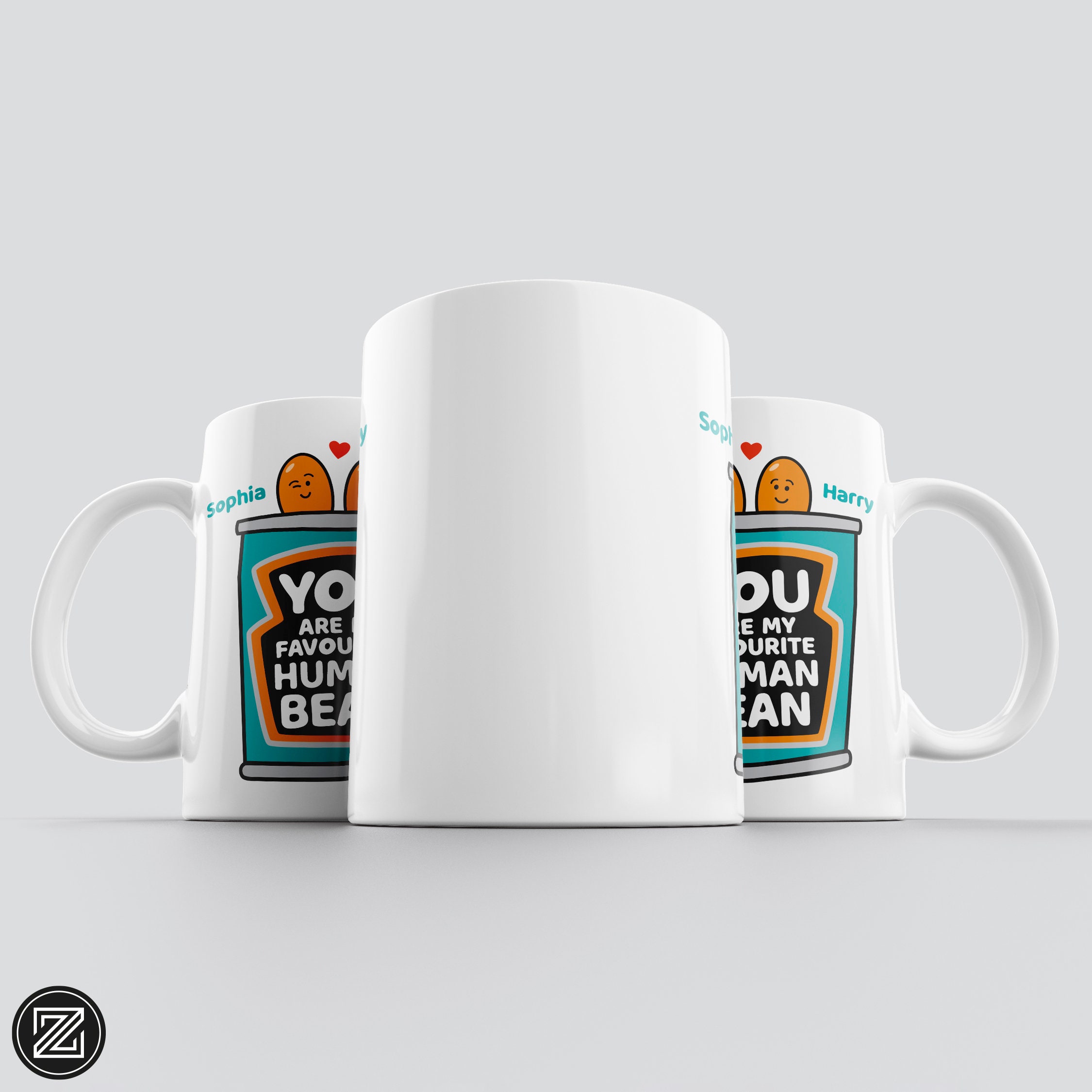 You Are My Favourite Human Bean Mug, Personalized Coffee Mug - Etsy