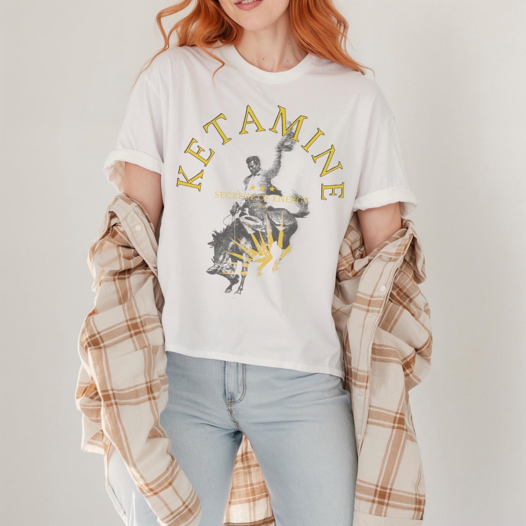 Ketamine T-shirt | Funny Rave Party Outfit, Trendy Edgy Women’s Graphic ...