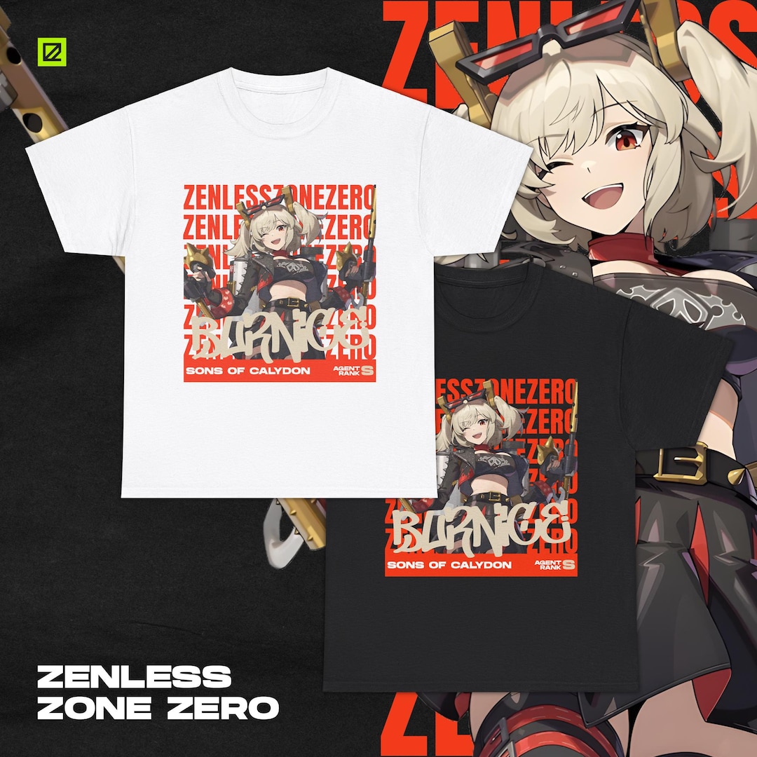 Burnice Themed Streetwear Shirt, Zenless Zone Zero, ZZZ, Otaku, Unisex ...