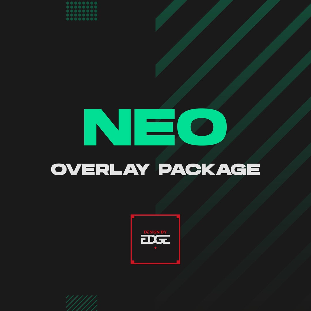 Twitch Overlay Package STATIC neo Stream - Etsy Australia