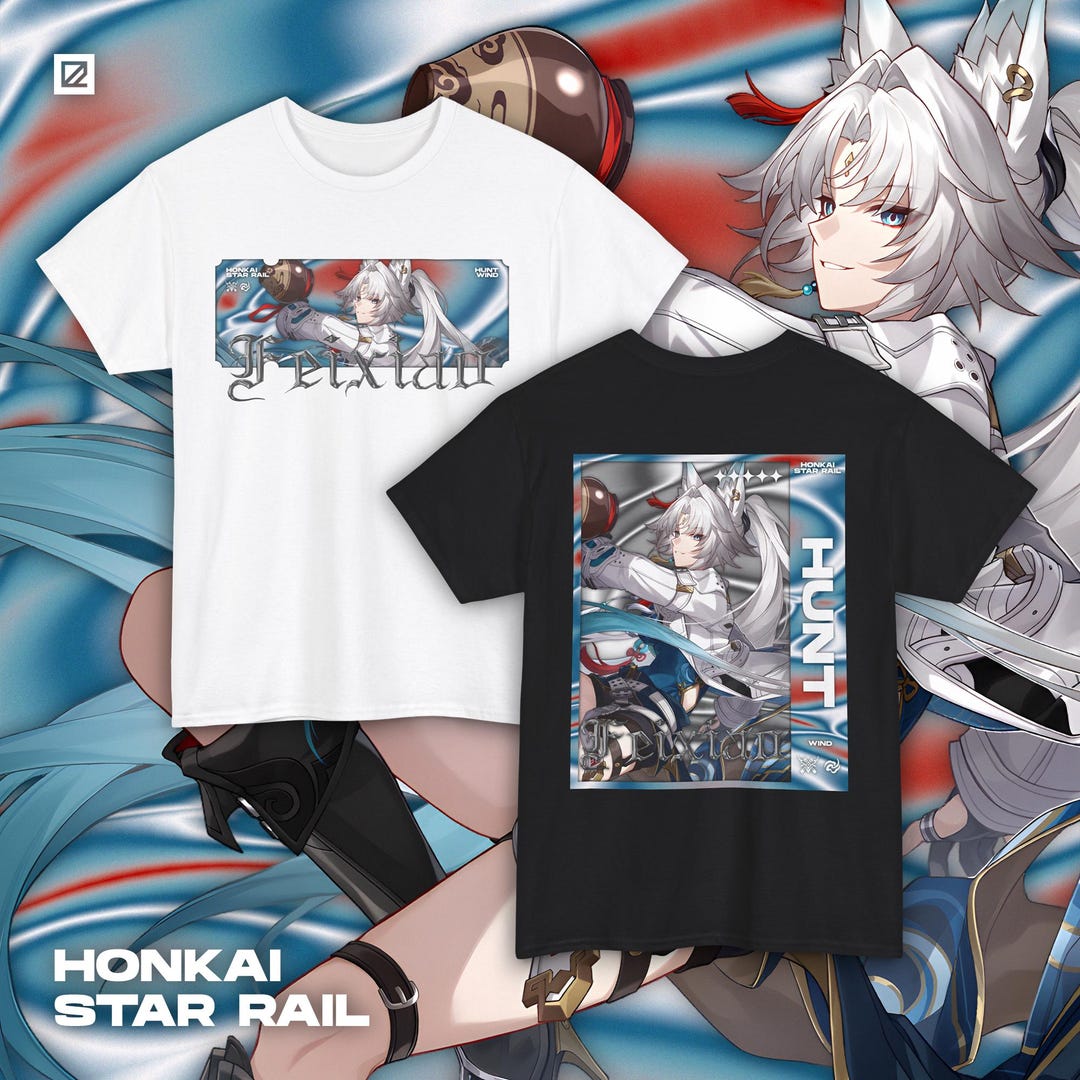 Feixiao Themed Streetwear Shirt, Honkai Star Rail, HSR, Otaku, Unisex ...