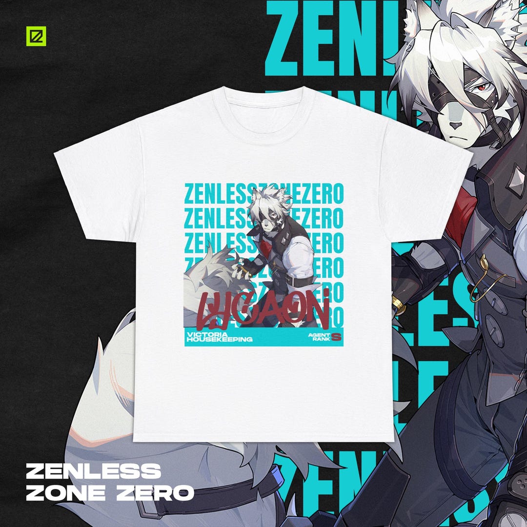 Lycaon Themed Streetwear Shirt, Zenless Zone Zero, ZZZ, Otaku, Unisex ...