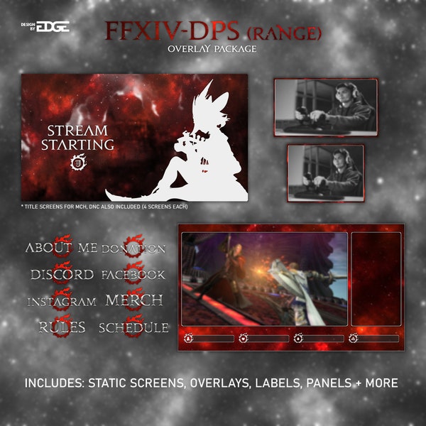 Final Fantasy Twitch Overlay - Etsy