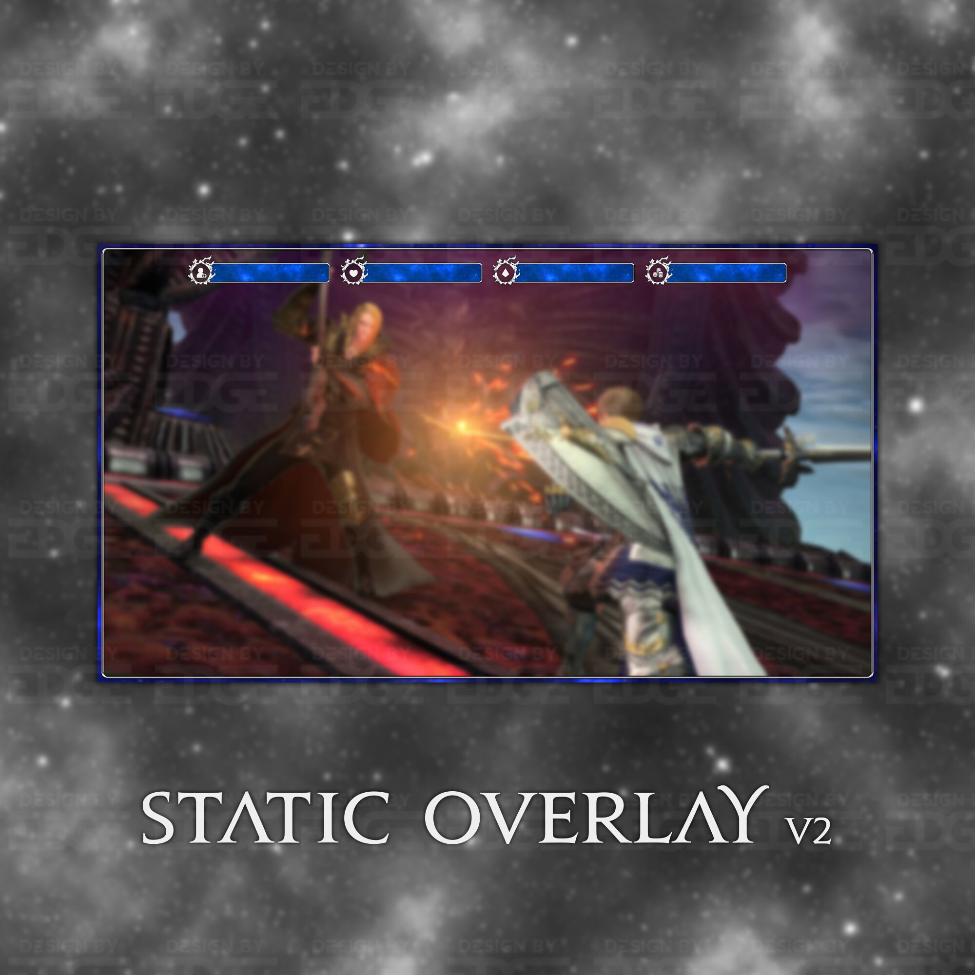 Twitch Overlay Package | STATIC - FFXIV- TANK | Stream Starting / Brb ...