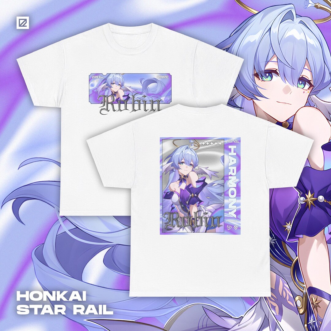 Robin Honkai Star Rail Shirt HSR Gacha Game Merch Fan Shirt Unisex ...