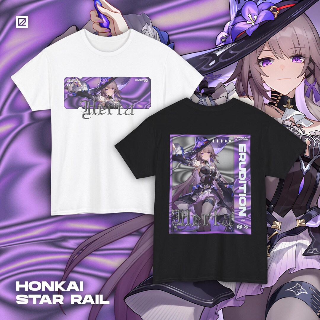 The Herta Themed Streetwear Shirt, Honkai Star Rail, HSR, Otaku, Unisex ...