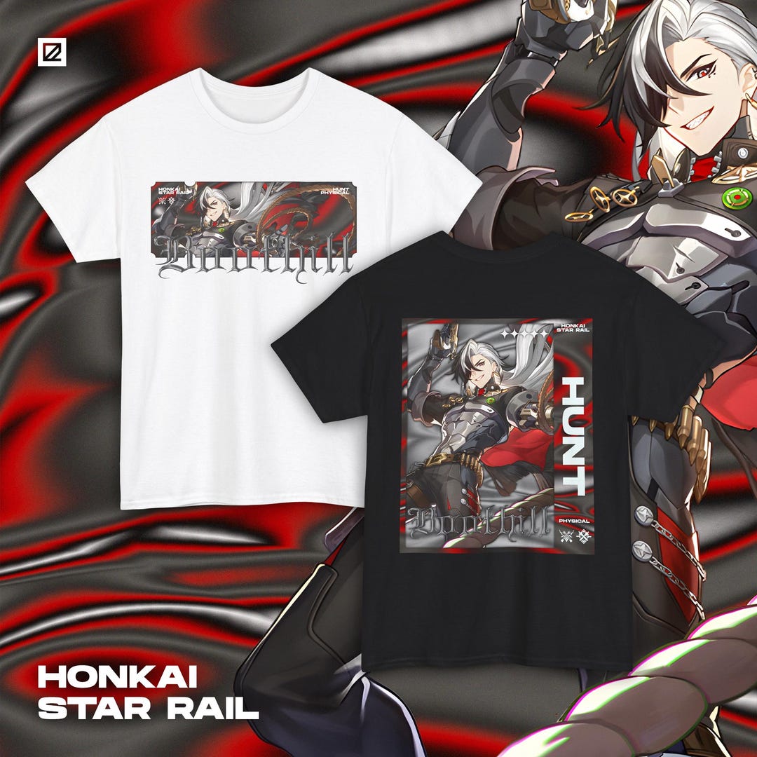 Boothill Themed Streetwear Shirt, Honkai Star Rail, HSR, Otaku, Unisex ...