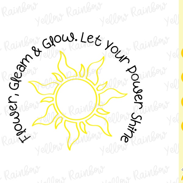 Rapunzel Flower Svg - Etsy