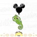 Pascal the Chameleon SVG File, Mouse Balloon Svg Cutting File, Svg for ...