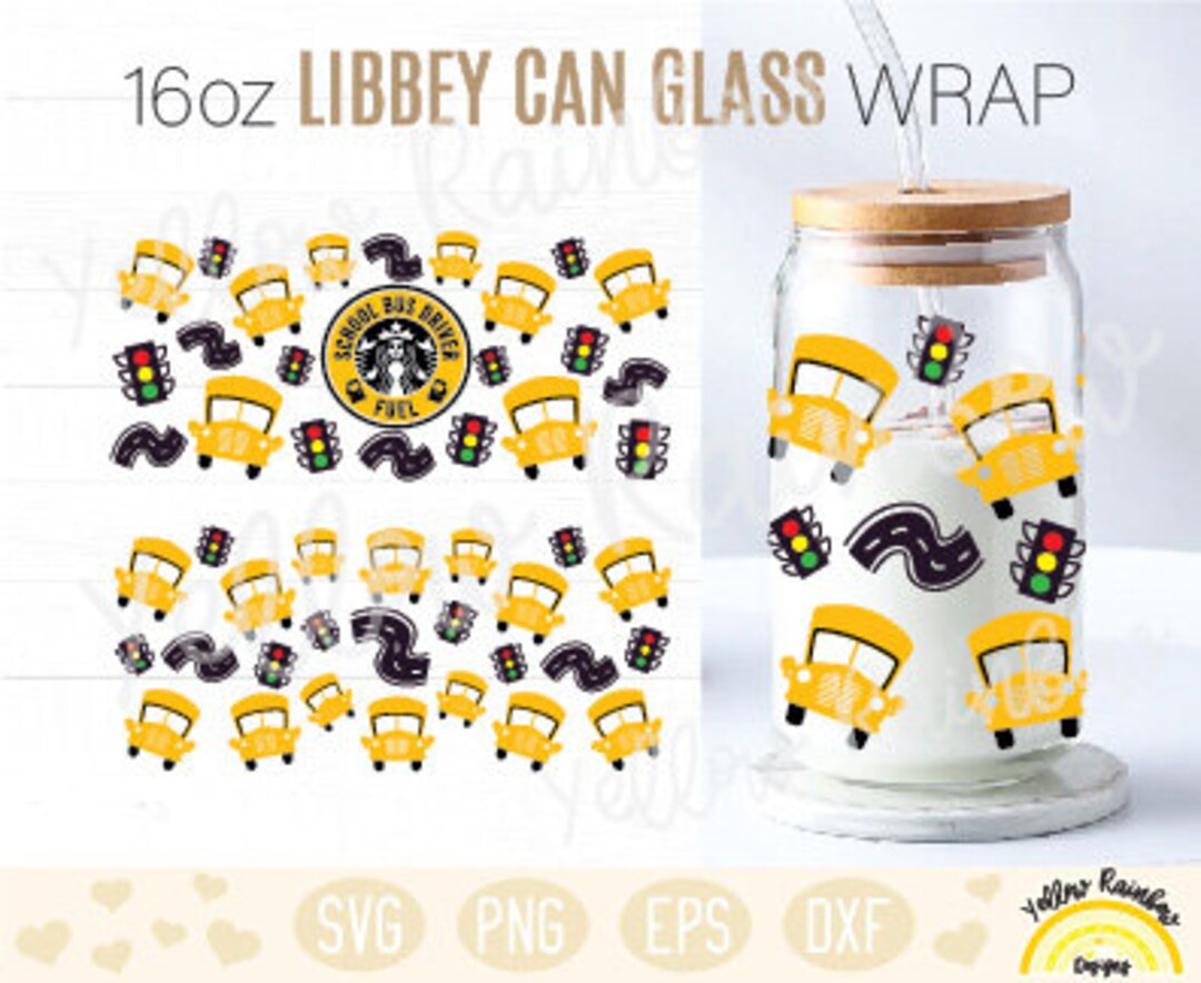 School Bus Svg School Bus Driver Svg Funny Bus Driver Coffee Glass Svg ...