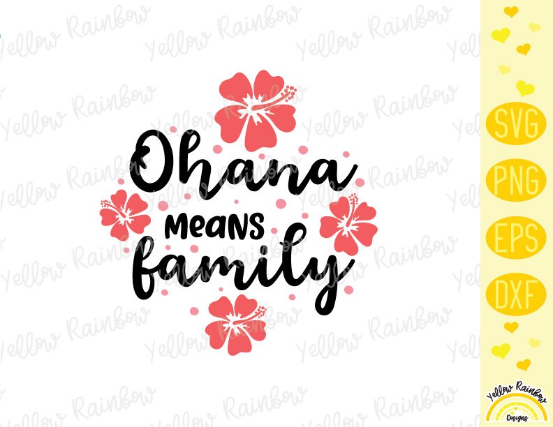 Paper Papercraft Scrapbooking Printable Ohana Vector Ohana Silhouette ...