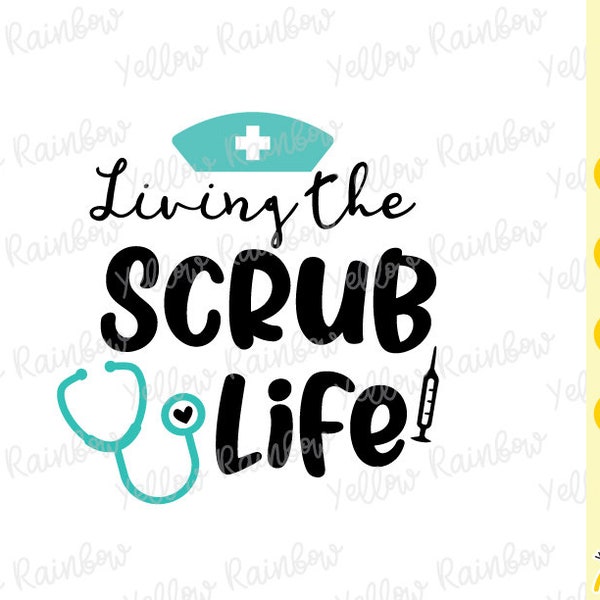 Livin the Scrub Life - Etsy