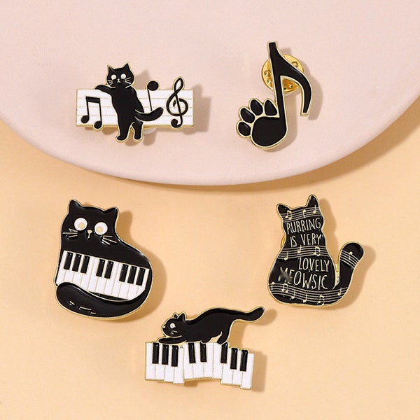 White Cat Pin - Etsy