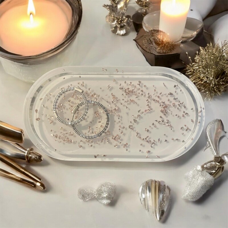 Rose Resin Table - Etsy