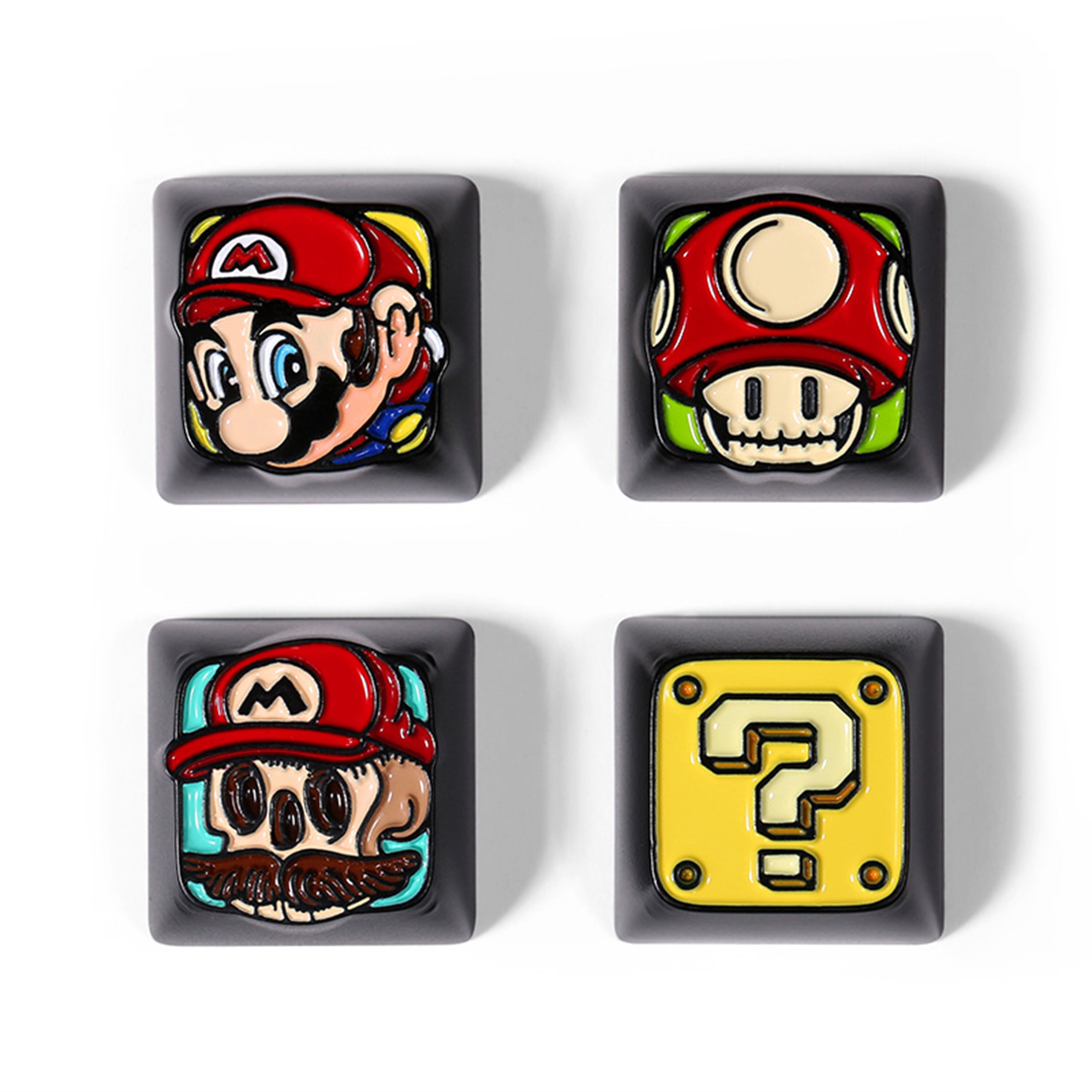 Super Mario Inspired Anime Metal Artisan Keycap Key Cap for MX - Etsy