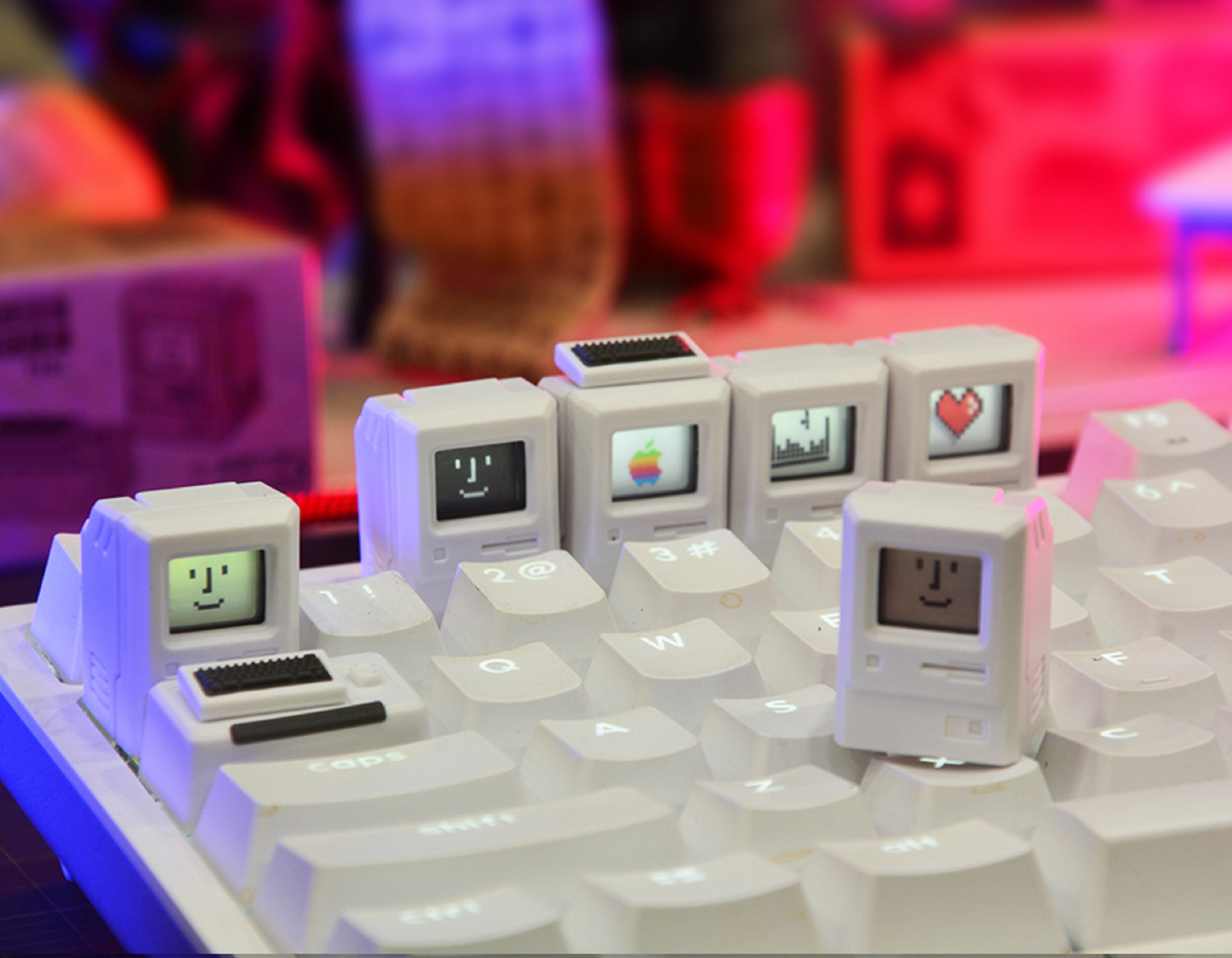 Vintage old computer artisan keycap key cap para teclado | Etsy