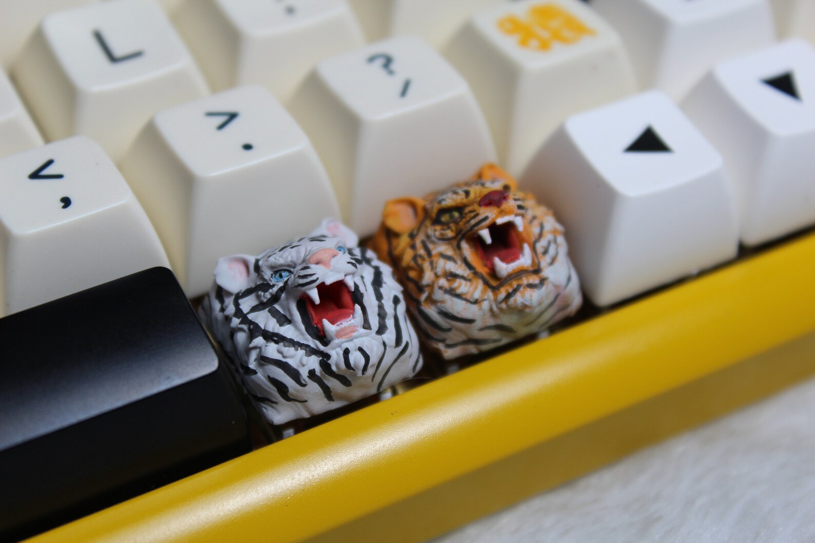 Tiger Head Ukiyoe Style White Tiger Artisan Keycap Key Cap for - Etsy