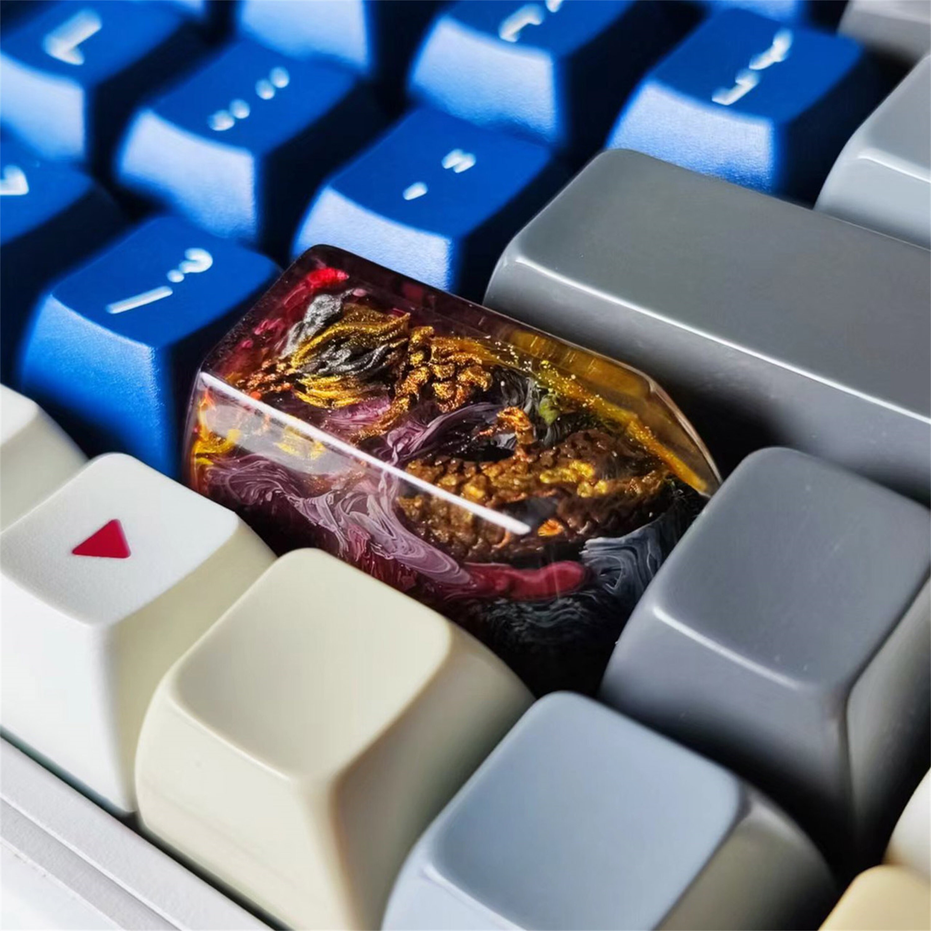 Chinese Dragon Artisan Keycap SA Height Key Cap for Mechanical - Etsy