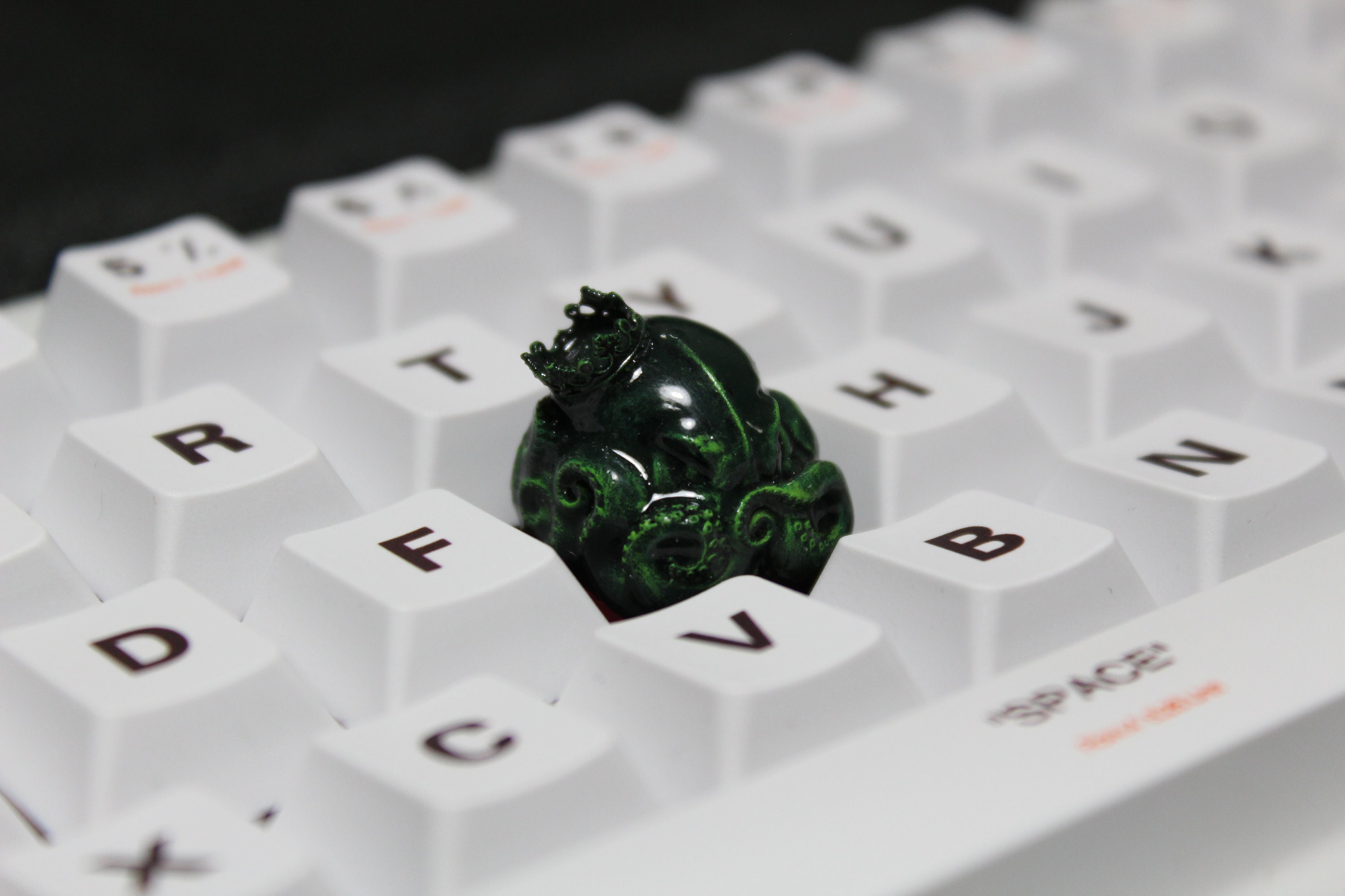 Handmade Octopus Cthulhu Inspired Artisan Keycap Key Cap for - Etsy ...