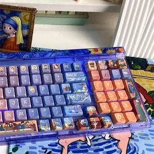 Great Artists Vincent Van Gogh 142 Pcs Keycap Set for Mechanical Gaming ...