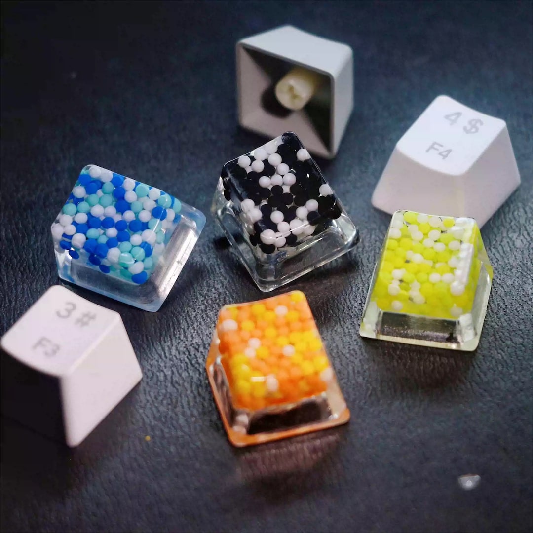 Colorful Bubbles Artisan Keycap MX Switch Key Cap for Mechanical ...