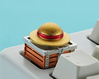 Straw Hat Key Cap - Etsy