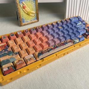 Great Artists Vincent Van Gogh 142 Pcs Keycap Set for Mechanical Gaming ...