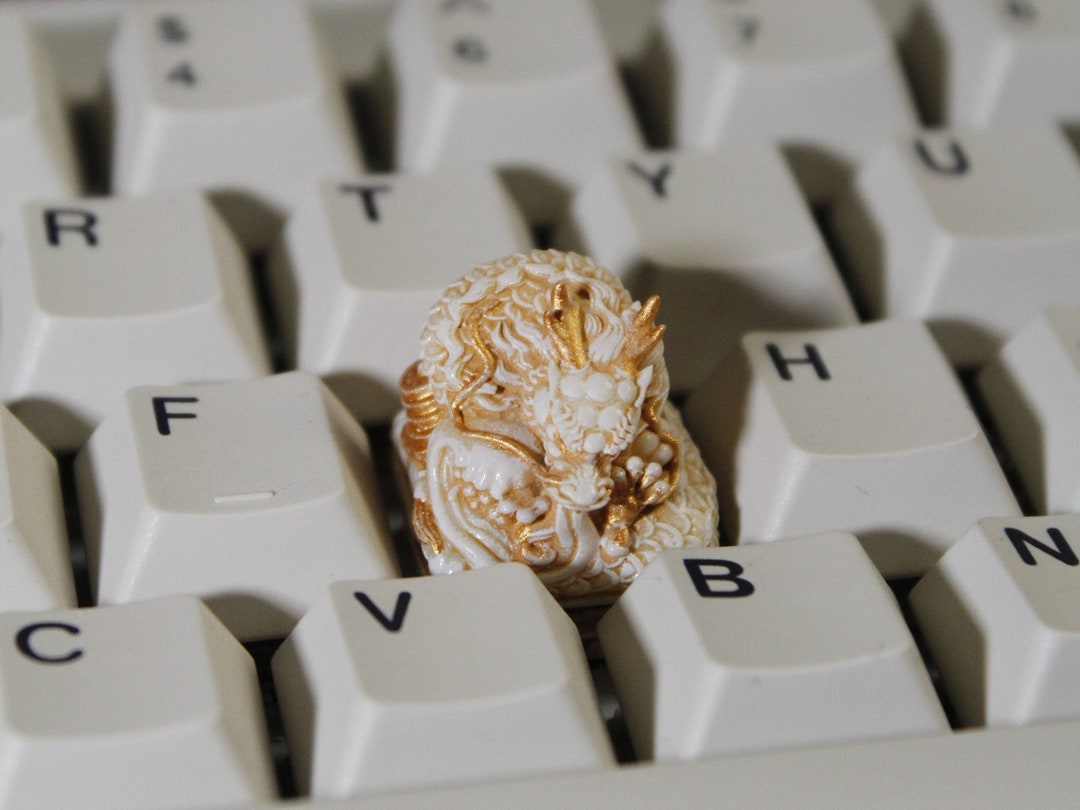 Chinese Dragon Artisan Keycap MX Key Cap for Mechanical Keyboard - Etsy