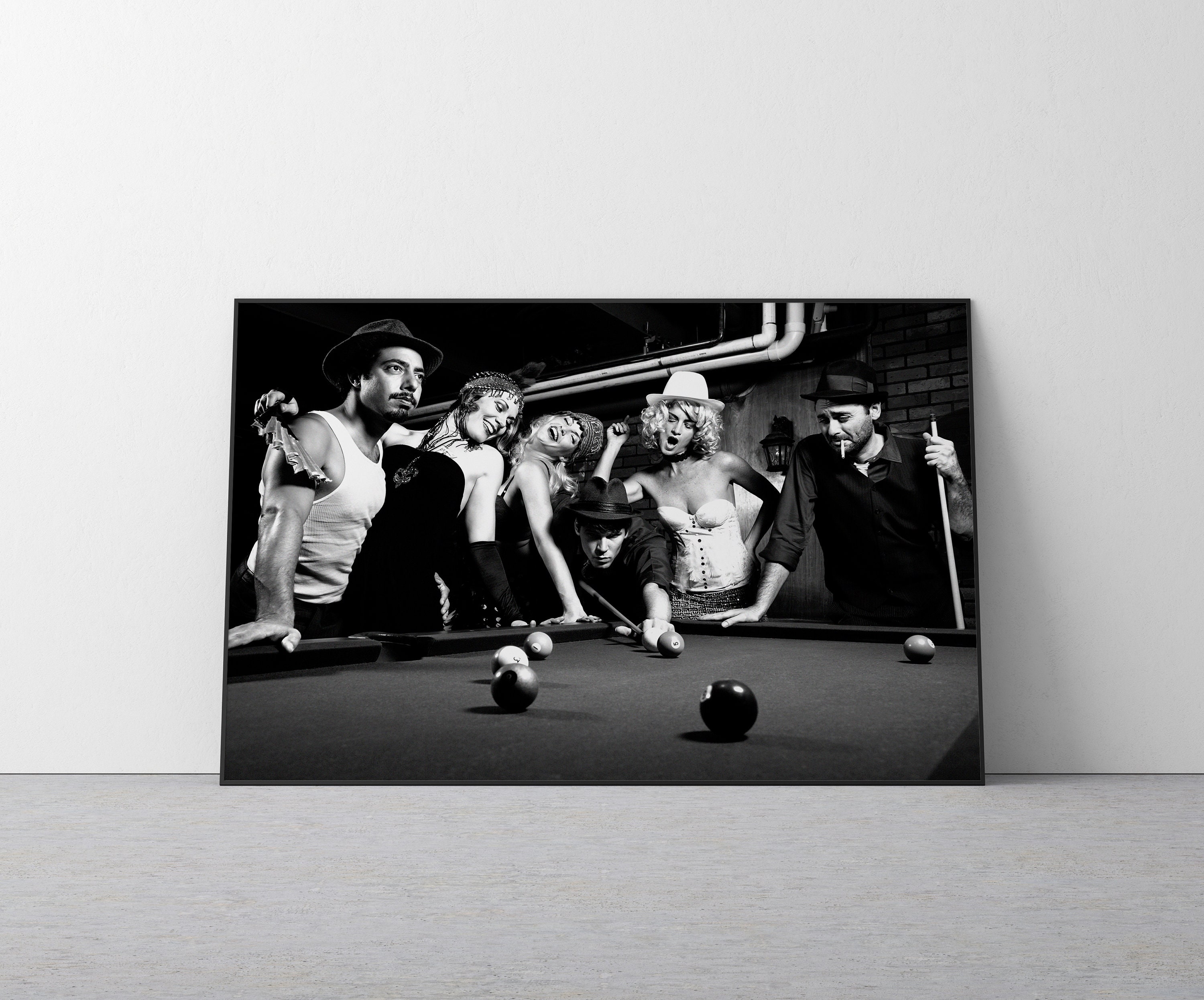 Roaring 20S Black and White Vintage Poster Photo Print - Etsy