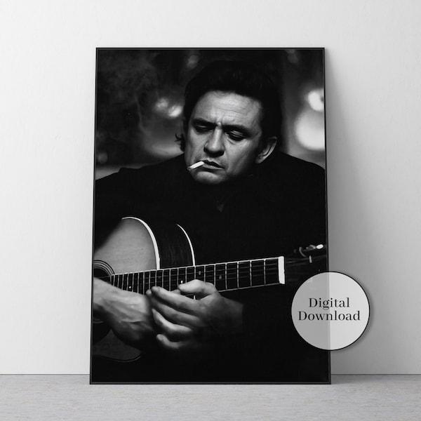 Johnny Cash Poster - Etsy