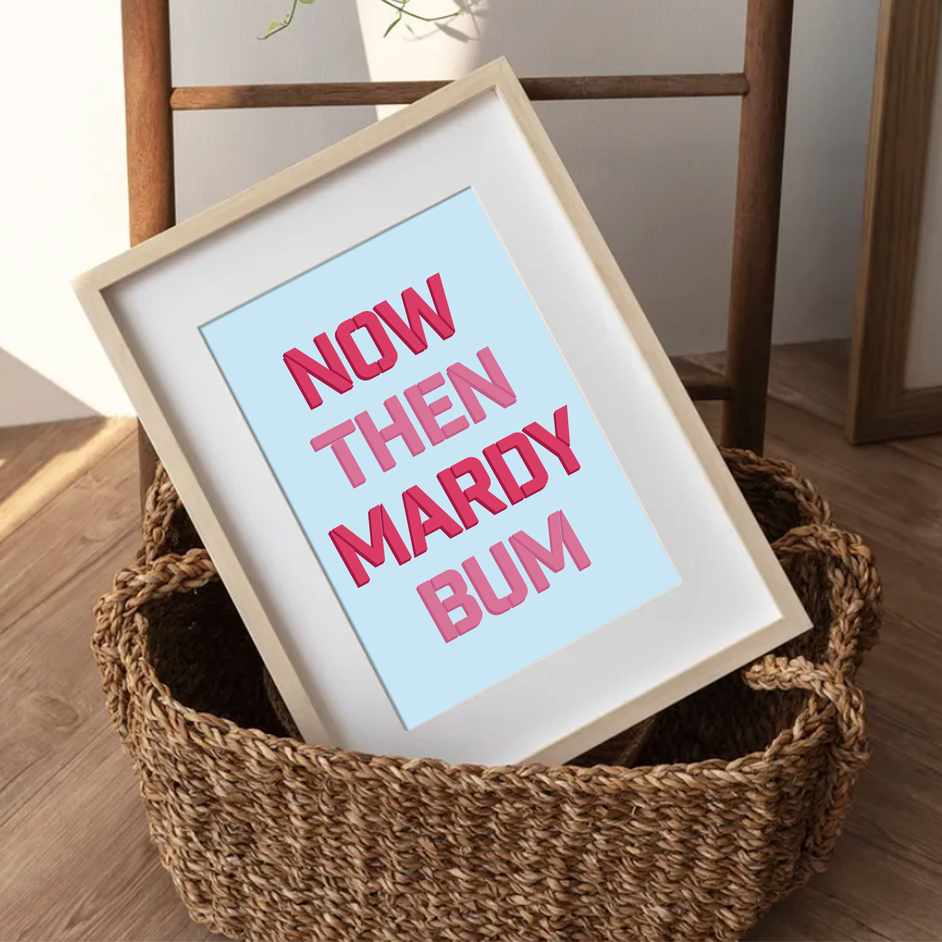 Now Then Mardy Bum Print, Arctic Monkeys Wall Art, Song Lyrics Quote