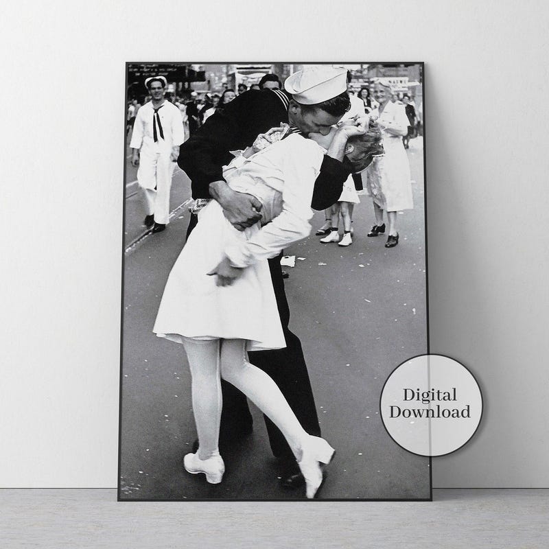 Kissing Sailor - Etsy