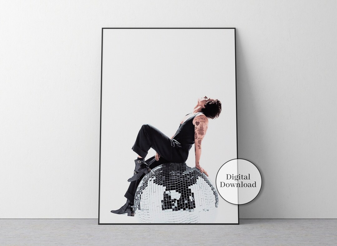 Harry Styles Poster Black and White Print Harry Styles - Etsy