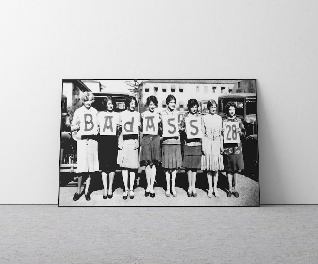 Girl Power Poster - Badass New York Print for Sorority Sisters and Teen ...