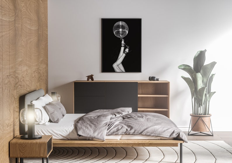 Disco Ball High Heels Print, Fashion Wall Art (digital Download) - Etsy