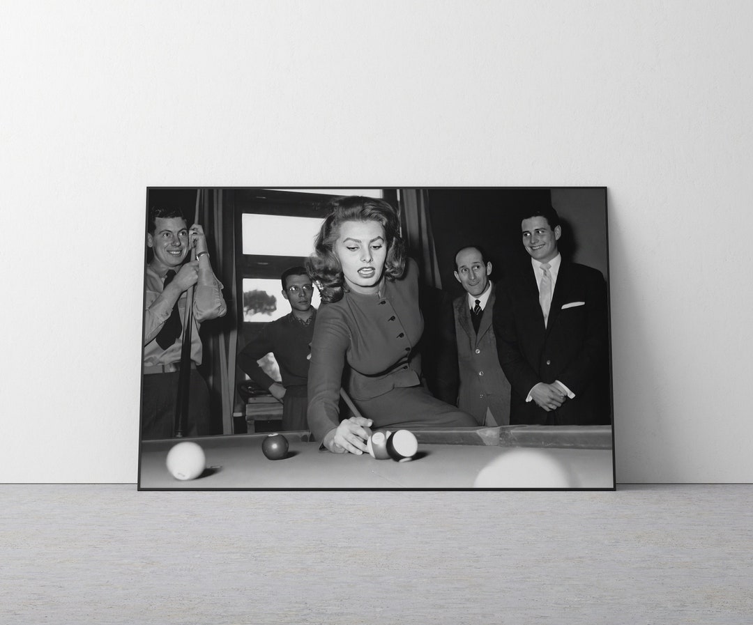 Vintage Sophia Loren Poster, alte Hollywood Dekor, Sophia Loren Druck ...