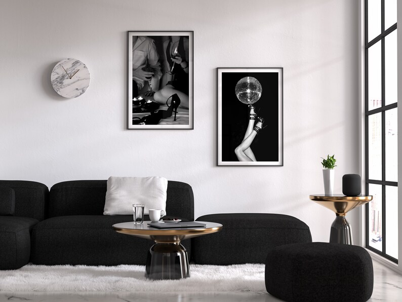 Disco Ball High Heels Print, Fashion Wall Art (digital Download) - Etsy