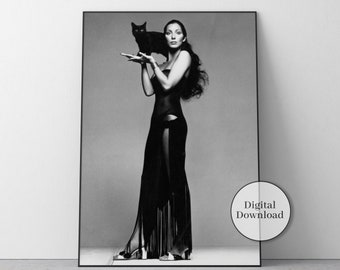 Cher Print Black and White Cher Poster Vintage Photo - Etsy