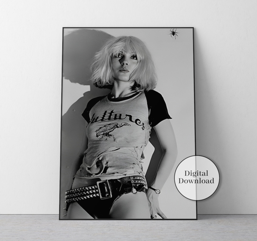 Debbie Harry Blondie Poster Black And White Debbie Harry Print