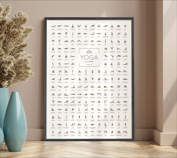 The Yoga Poster: A Visual Guide to the Practice of Yoga - Etsy Canada