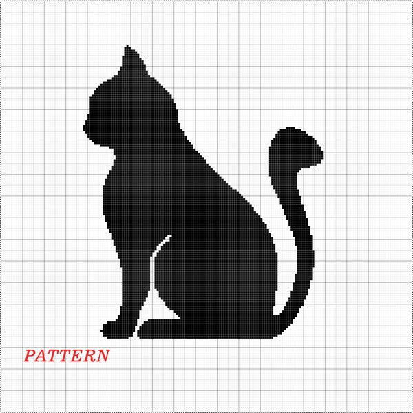 Cat Graph Pattern - Etsy
