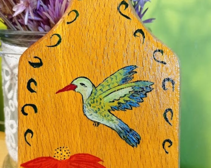 Hand Painted Small Wooden Board - Etsy