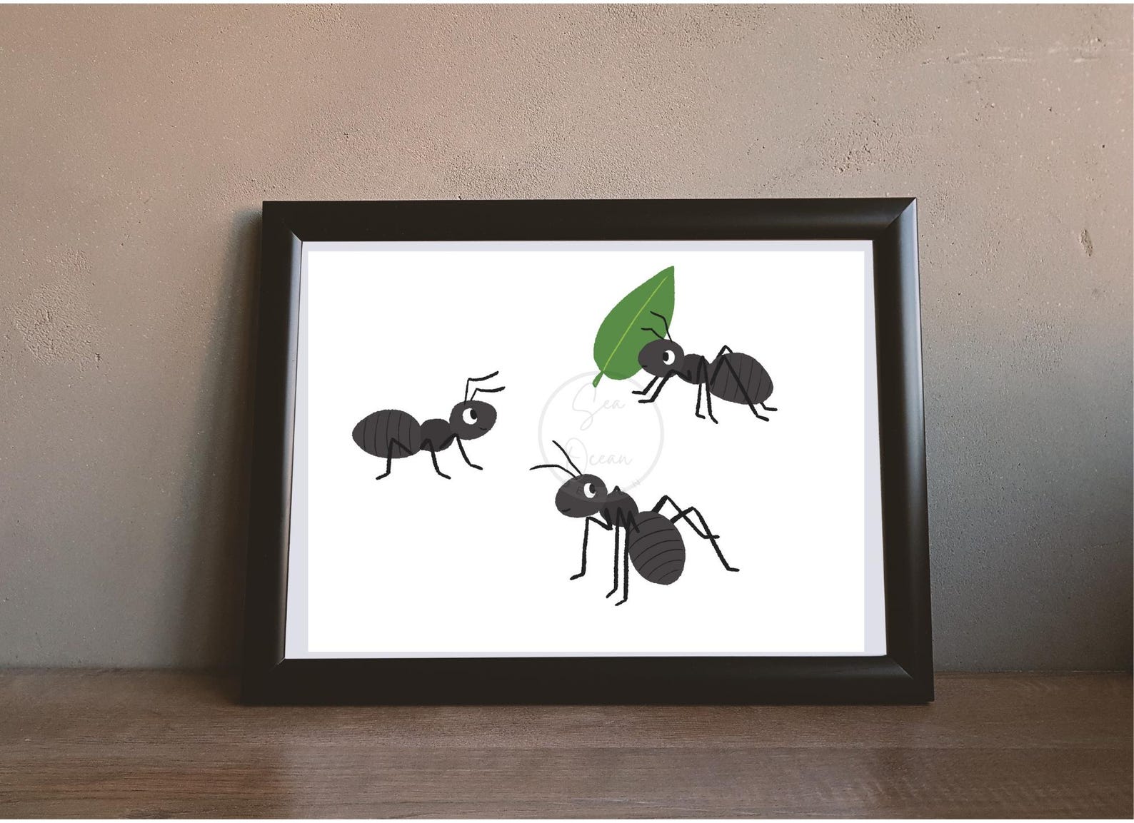 Ants Digital Art, Ants Clipart, Digital Ants Drawing, Hand-drawn Ants ...